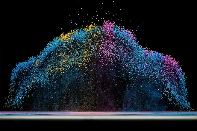 making sound waves visible by Fabian Oefner-花瓣网