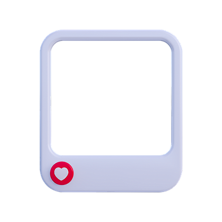 Social Media Post 3D Icon