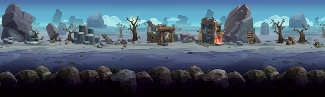 Side-Scrolling_map_icon03, H J W : Photoshop-花瓣网