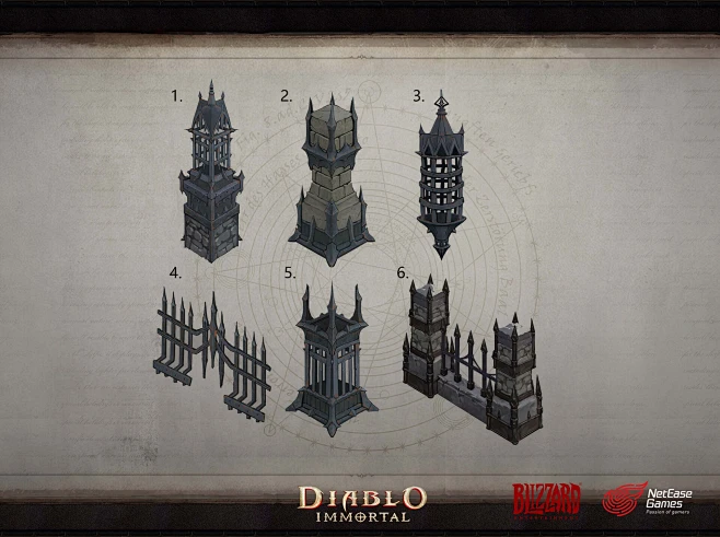 Share Creators 】 2D Environment Design for Diablo Immortal | Countess ...
