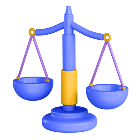 Balance 3D Illustration