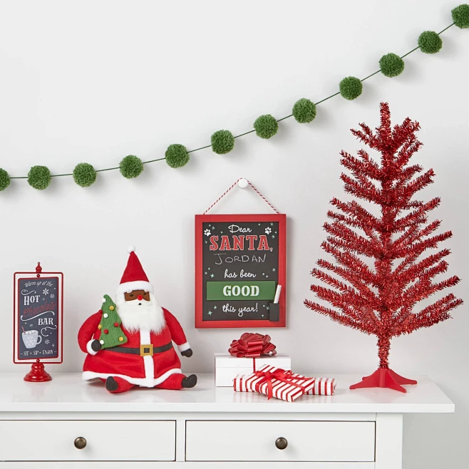 Dear Santa Hanging Sign with Chalk - Wondershop&8482 : Read reviews and ...