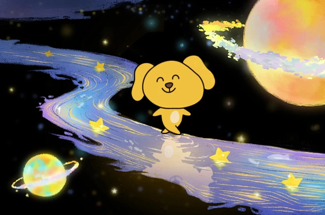 可爱搞怪插画ipad壁纸 画师：@大笨狗之家 -花瓣网