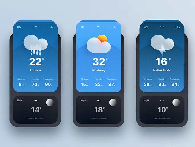 Weather app animation app branding design graphic design illustration ...