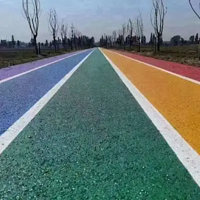 彩色混凝土路面-花瓣网