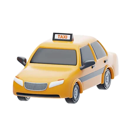Taxi 3D Icon