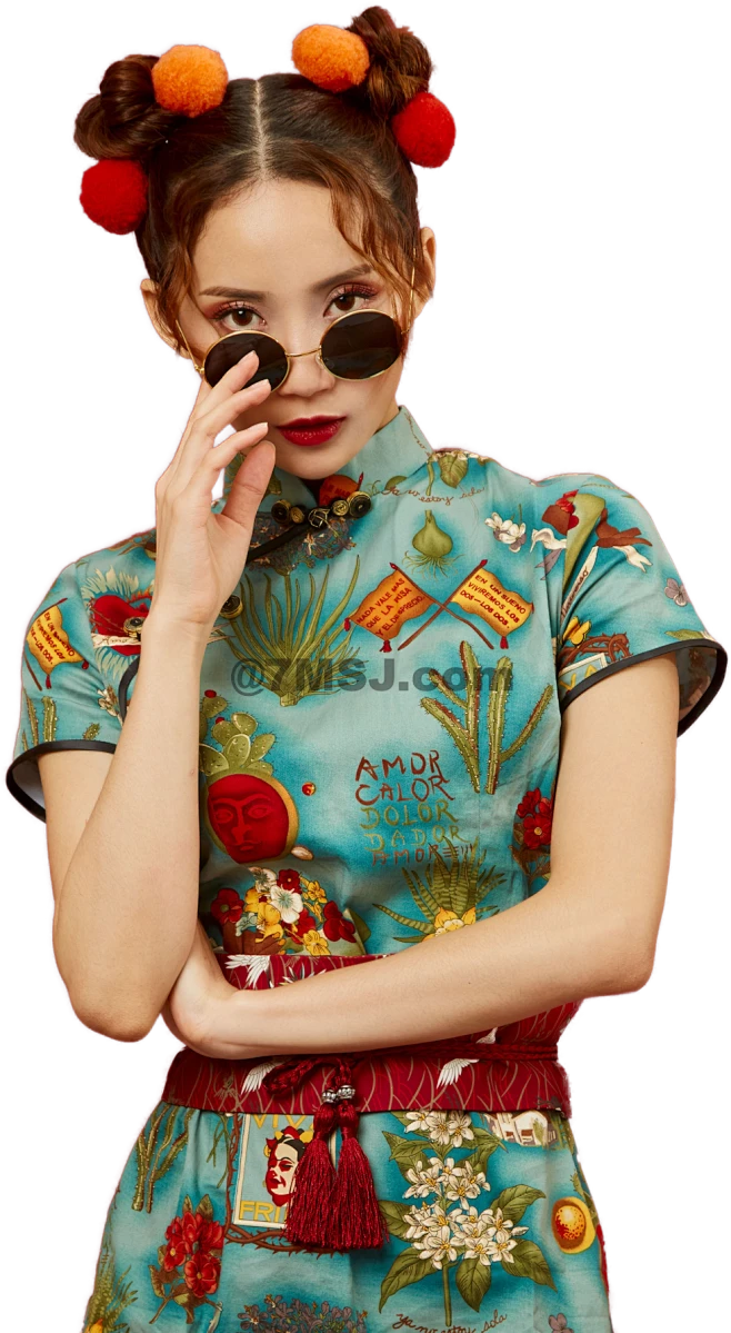 国潮美女模特5png图片,国潮美女模特5png免扣透明元素-花瓣网