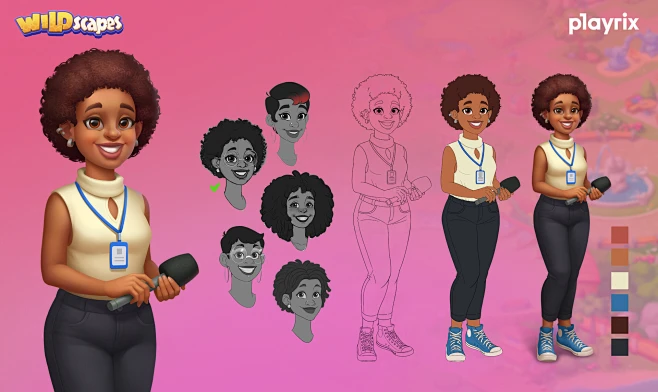 Wildscapes characters-花瓣网