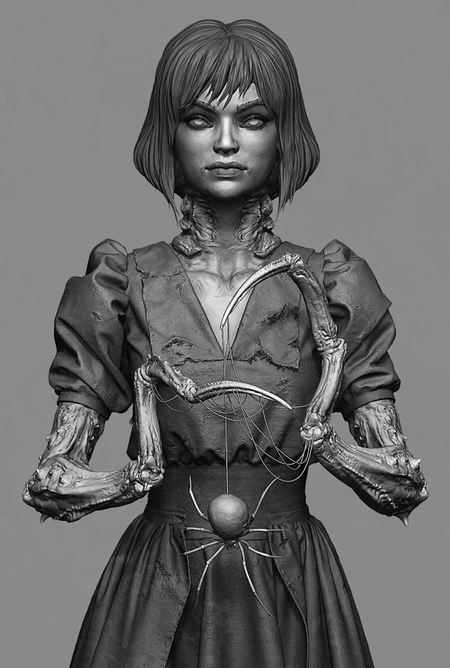 Spider girl.-花瓣网