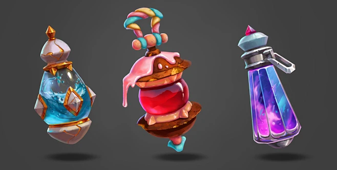 Materials Render-花瓣网