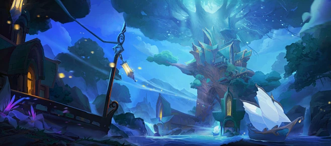 elf forest-花瓣网