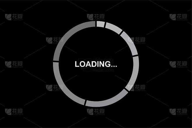 loading vector icon design