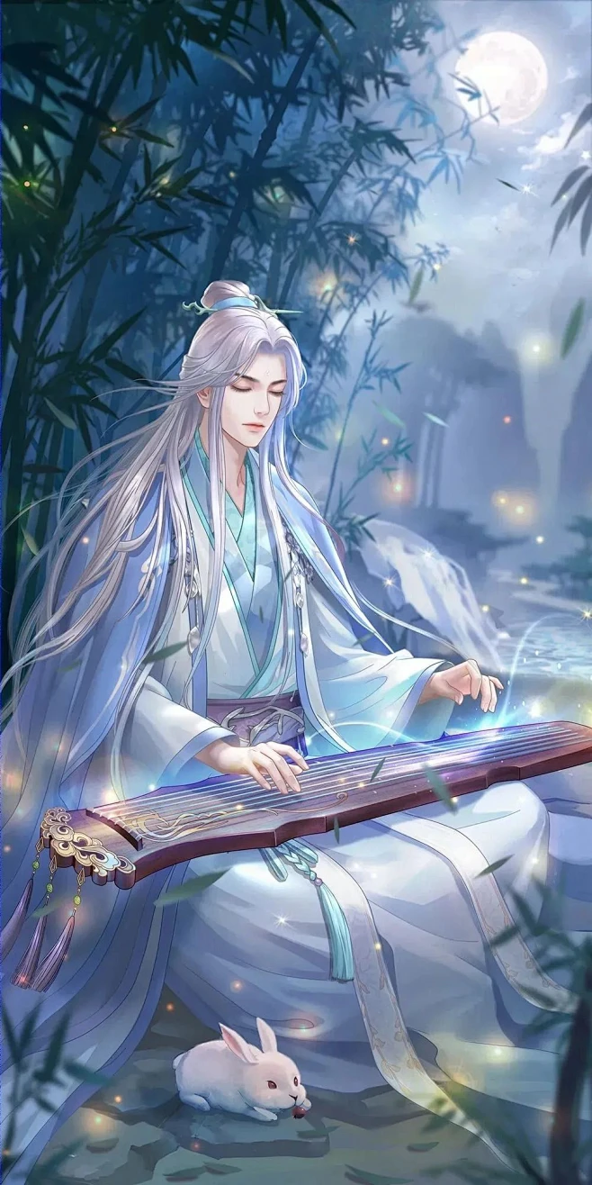 古风插画——【美男子-花瓣网