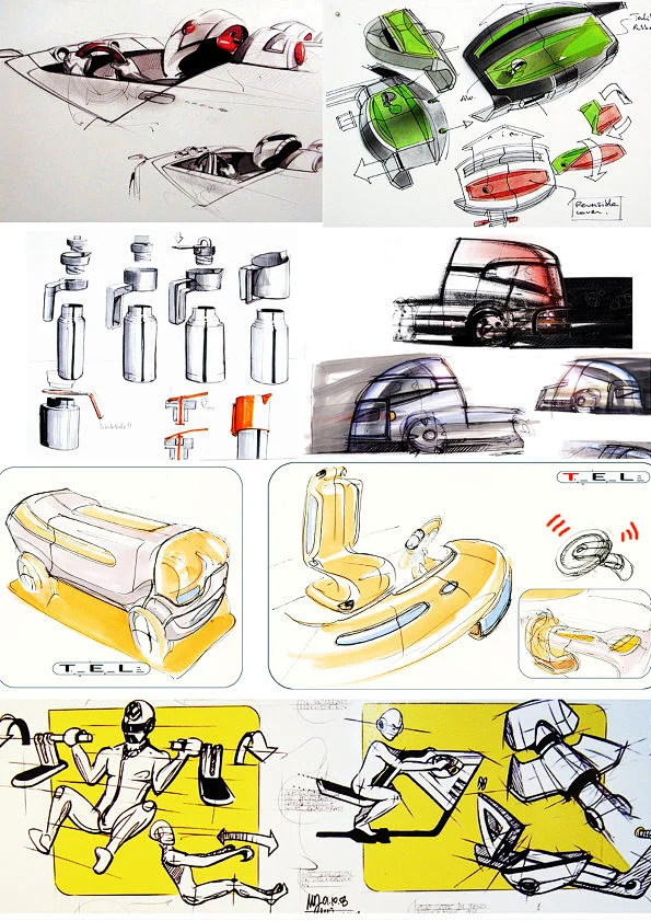 产品设计手绘-花瓣网