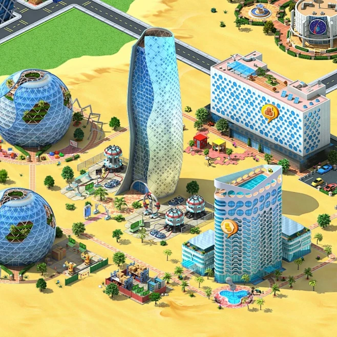 Megapolis : Desert Great Lakes Highlands Lowlands Westside Airports ...