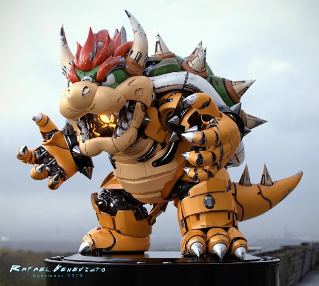 Robo-Bowser & Robo-Mario图片_机械设计图片素材-花瓣网