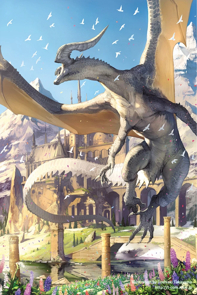 西方龙原画来自cgbook.cn (453)-花瓣网