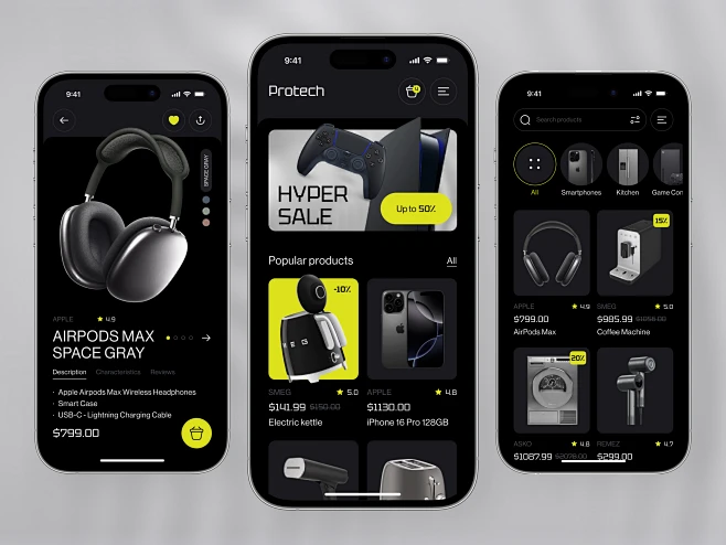 E-commerce Mobile App UI Design by Ronas IT | UI/UX Team on Dribbble-花瓣网