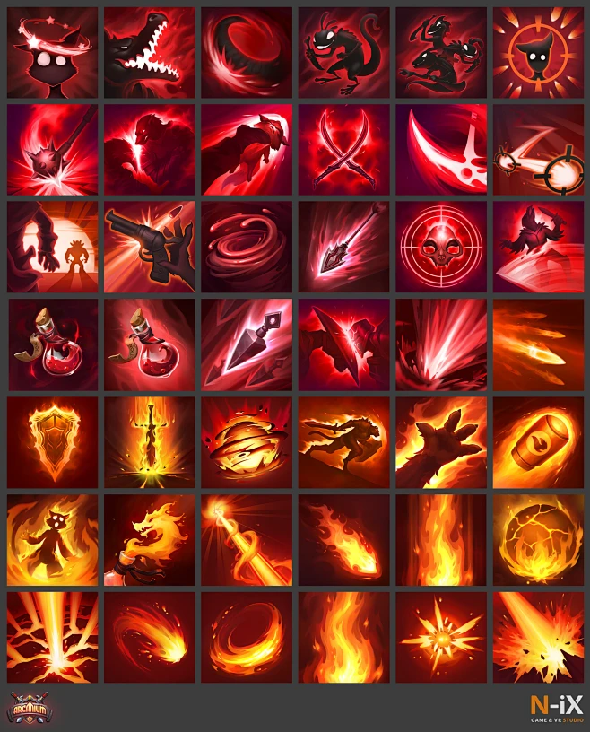 Arcanium Compilation of skill icons-花瓣网