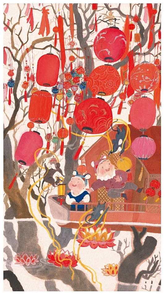 鼠愿树_l柳佩__插画师作品_涂鸦王国gracg.com-花瓣网