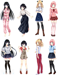 galgame 立绘-花瓣网|陪你做生活的设计师 | 3g】-角色素材-微元素Element3ds - Powered by Discuz!