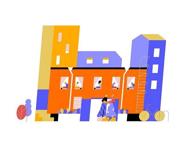 Character design Coding art digital flat design flat illustration ...