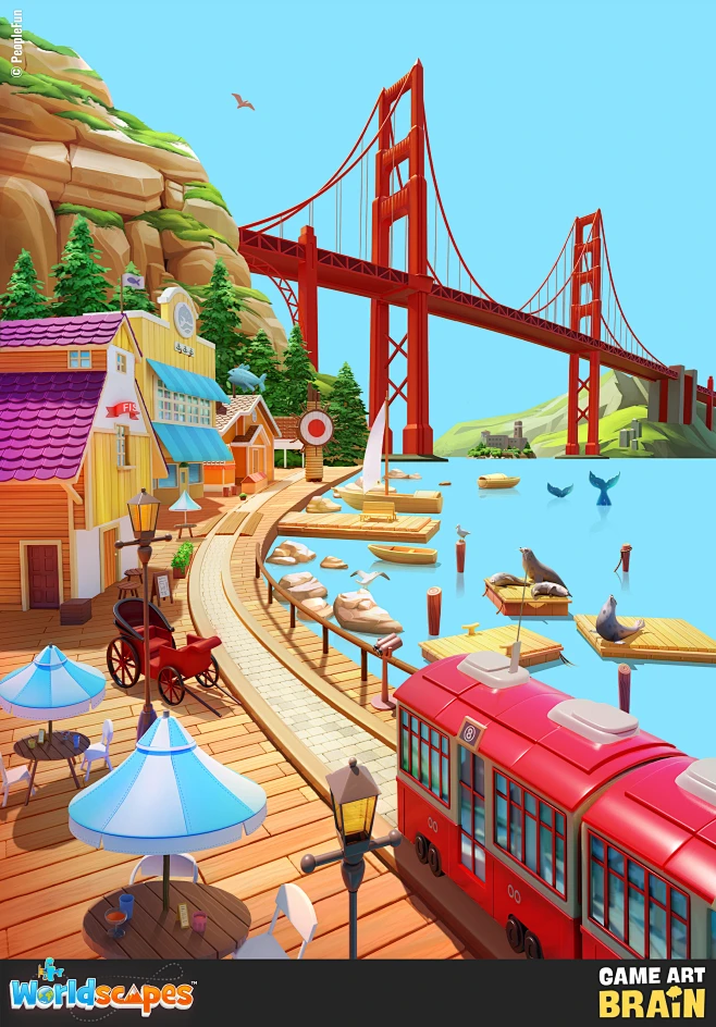 WorldScapes - San Francisco-花瓣网