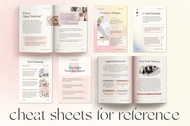 Workbook Gradient Coach | CANVA PS : 120 Workbook Gradient Coach | CANVA PS Create elegant and ...