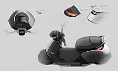 Urban e-scooter concept design :: Behance-花瓣网
