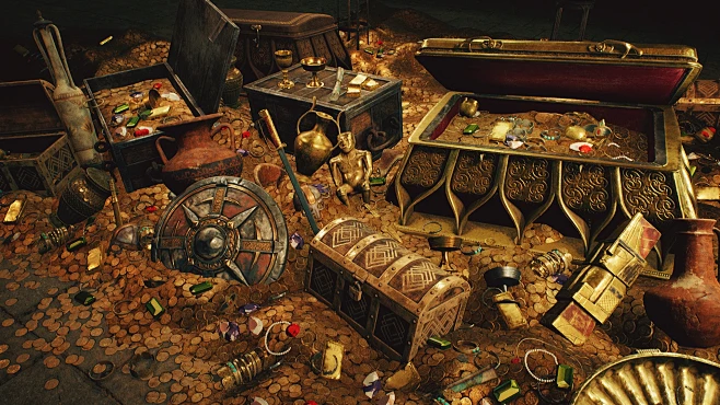 Ancient Treasures - Prop Set - Kollab Project, Dekogon Studios : This ...