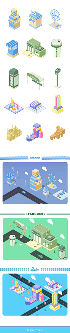 2.5D-花瓣网|陪你做生活的设计师 | 2.5D办公类图标