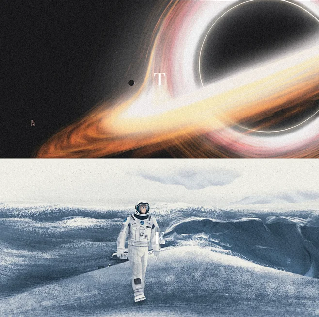 black hole christopher nolan cooper ILLUSTRATION interstellar morse ...