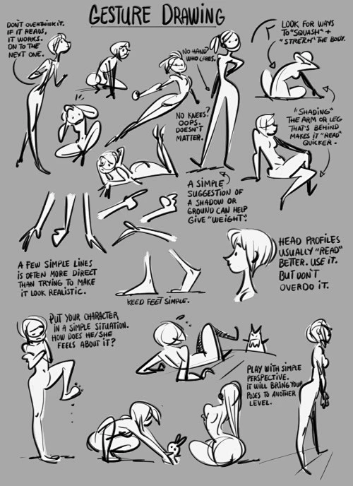 Tuesday Tips - Gesture Drawing As a story artist, I feel like one of the most important ...