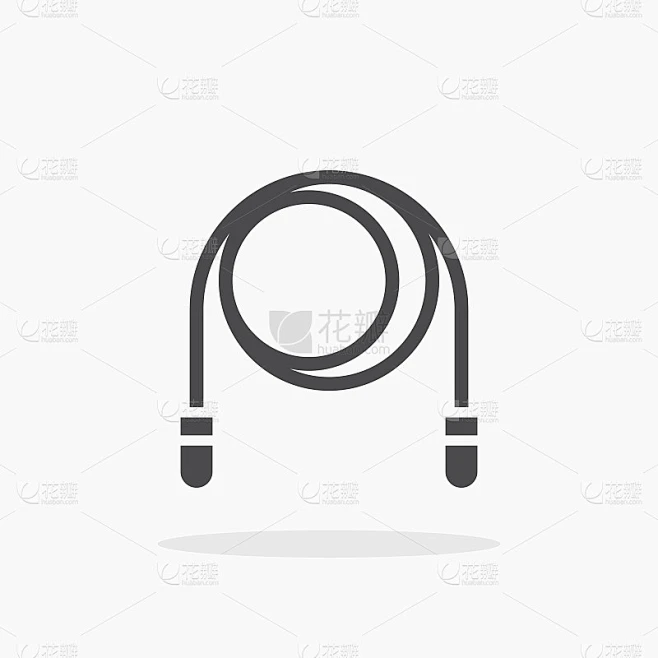 跳绳图标。素材-花瓣网