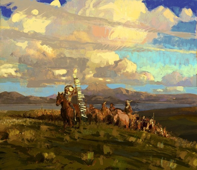 草原场景原画草地场景来自cgbook.cn (924)