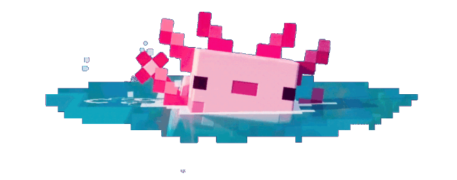 我的世界—美西螈-花瓣网