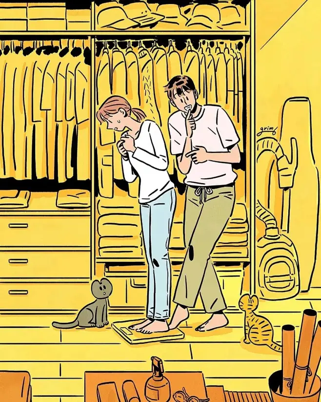 韩国的插画师@grim_b-花瓣网