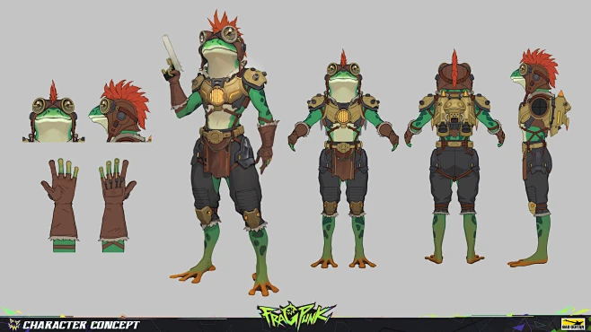 FragPunk{界外狂潮}-疾光界蛙狂潮（Corona Frogpunk）-花瓣网