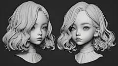 461张帅气男性头像发型_zbrush头部雕刻_AI绘画参考图-欧美卡通-原画插画,三视图,头像,男性,帅哥,雕刻,微元素 - 三视图,头像,男性,帅哥,雕刻,原画,设计,欧美,卡通,Q萌 ...