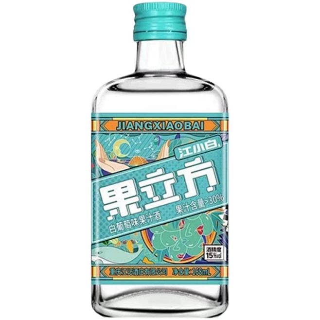 江小白果立方蜜桃白葡萄混合水果168ml*2瓶微醺果酒低度女生甜酒-淘宝网-花瓣网