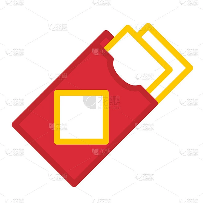 Red envelope LineColor illustration素材-花瓣网