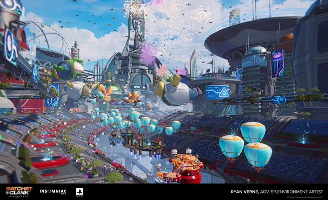 Ratchet and Clank: Rift Apart - Nefarious City, Ryan Verne : I was the ...