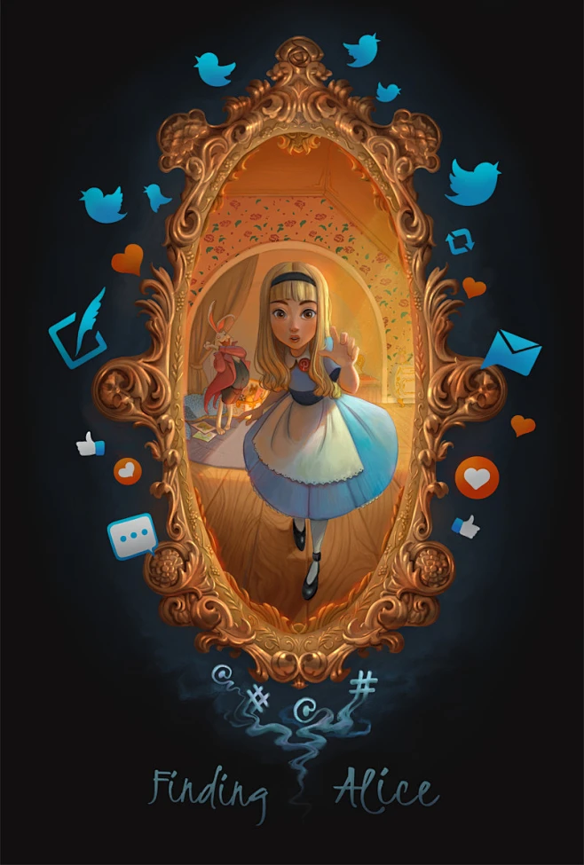 Finding Alice, David Ardinaryas Lojaya : I painted this concept illustration for new VR ...