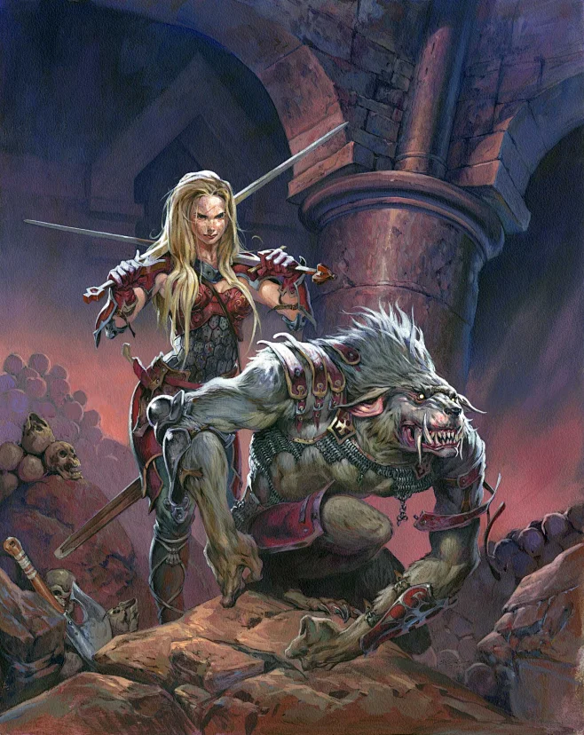 Pathfinder, Jesper Ejsing : This is the cover background for Paizo´s ...