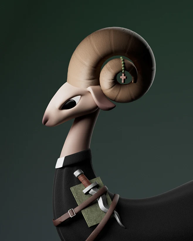 Character design 3D animal ILLUSTRATION design Character concept art 3d ...