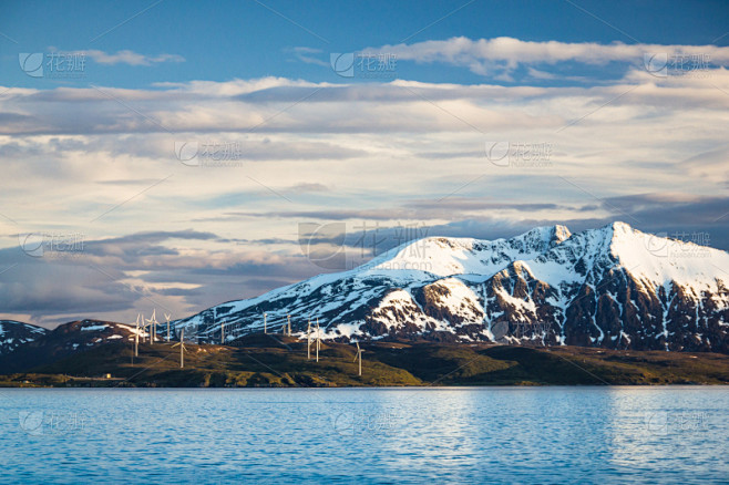 风景,阿尔塔,北挪威,自然美,水平画幅,雪,弗尹马尔克县,旅行者,夏天,户外