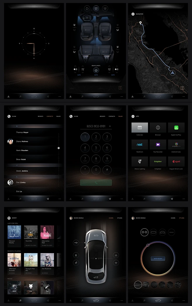 Lucid Cluster & Infotainment - Killahgrafikz™ | Kevin Hsieh - Art ...