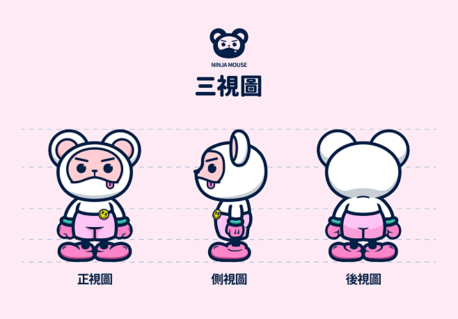 NINJA MOUSE IMAGE DESIGN 忍者鼠IP形象设计 on Behance-03