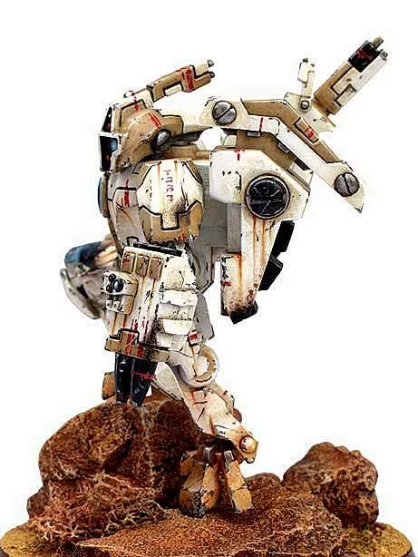 Crisis Battlesuit, Pro Painted, Tau, Warhammer 40,000: -花瓣网