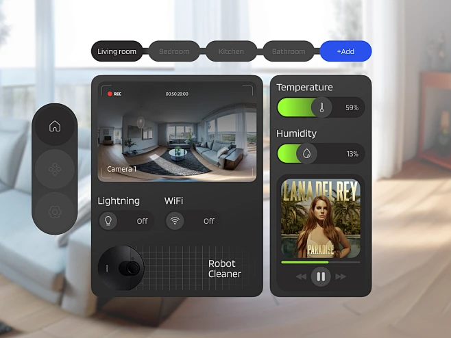 NextGen Smart Home UI app apple home automation clean design google ...